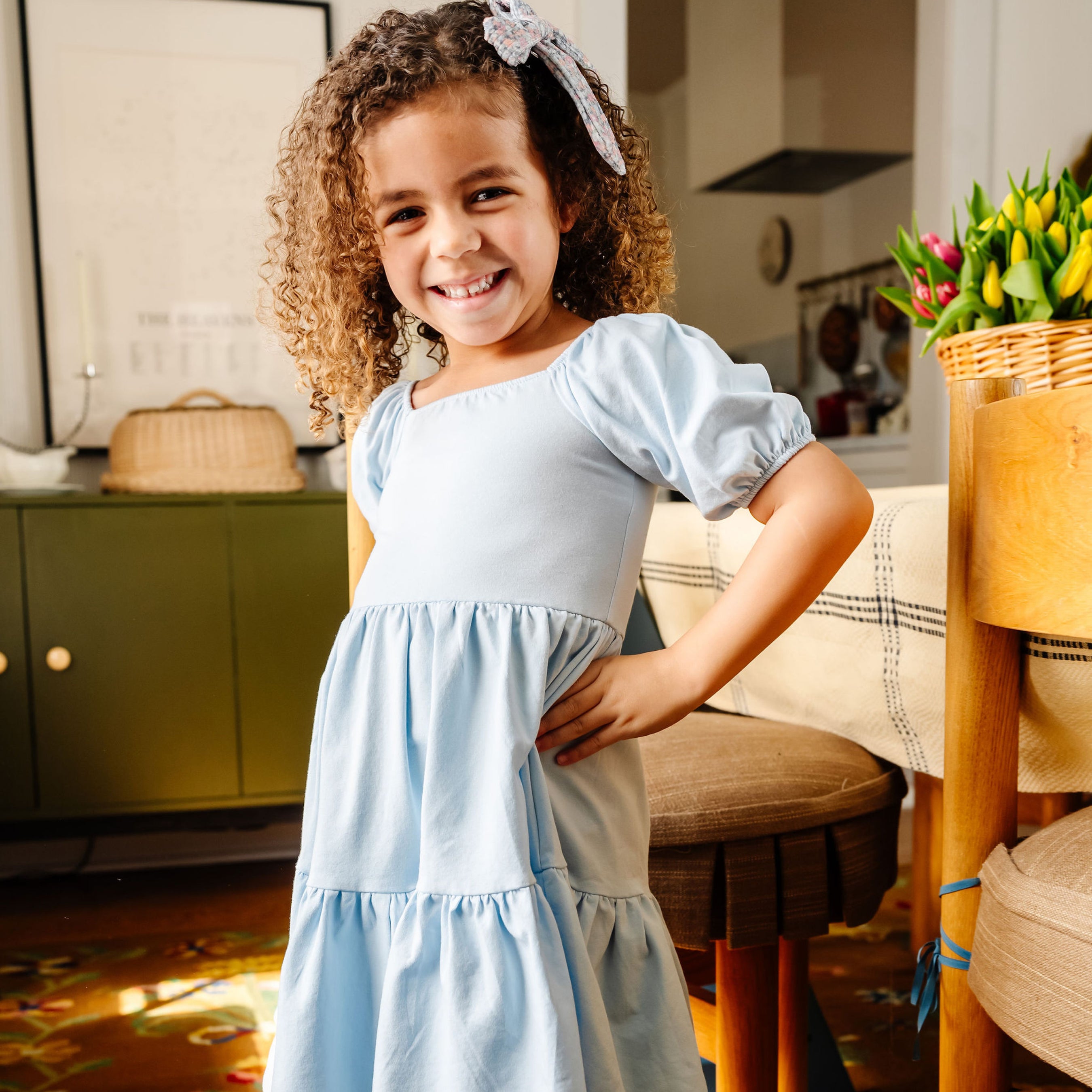 The Juliet Dress in Cloud – Alice + Ames