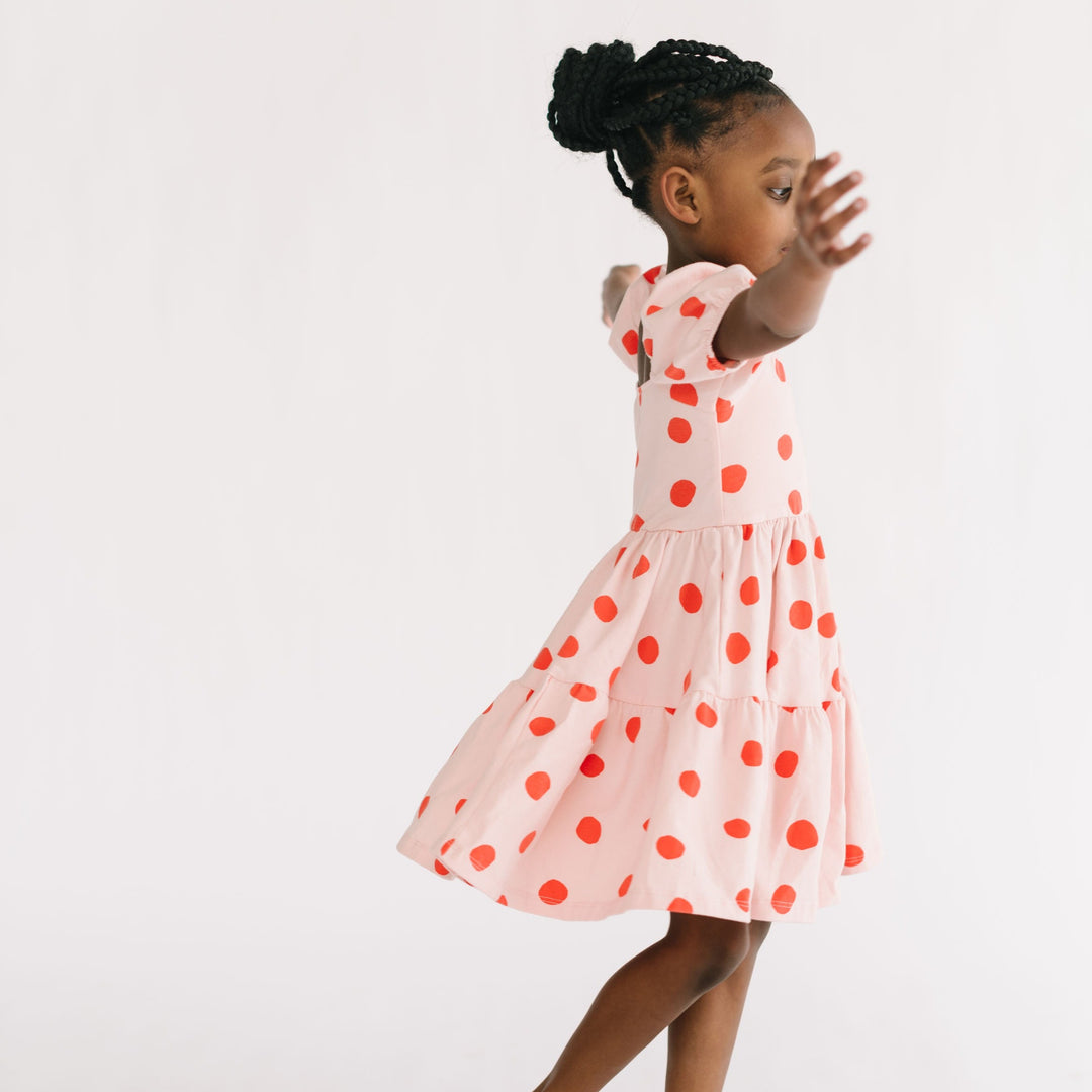 The Juliet Dress in Blush Dot – Alice + Ames